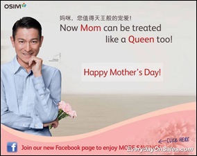 Selected Promotion To You !: Osim Mother's Day 2011